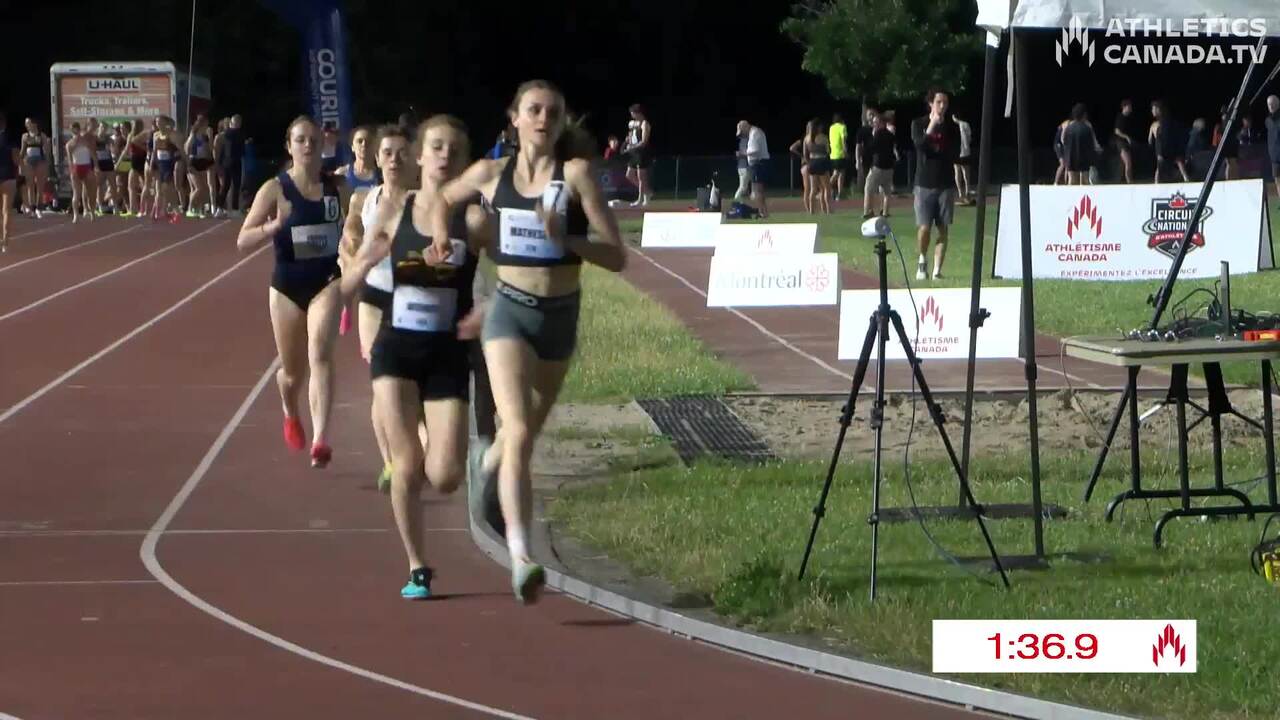AthleticsCanada.TV - Videos - Women's 1500m Elite - La Classique d'Athletisme de Montreal 2024