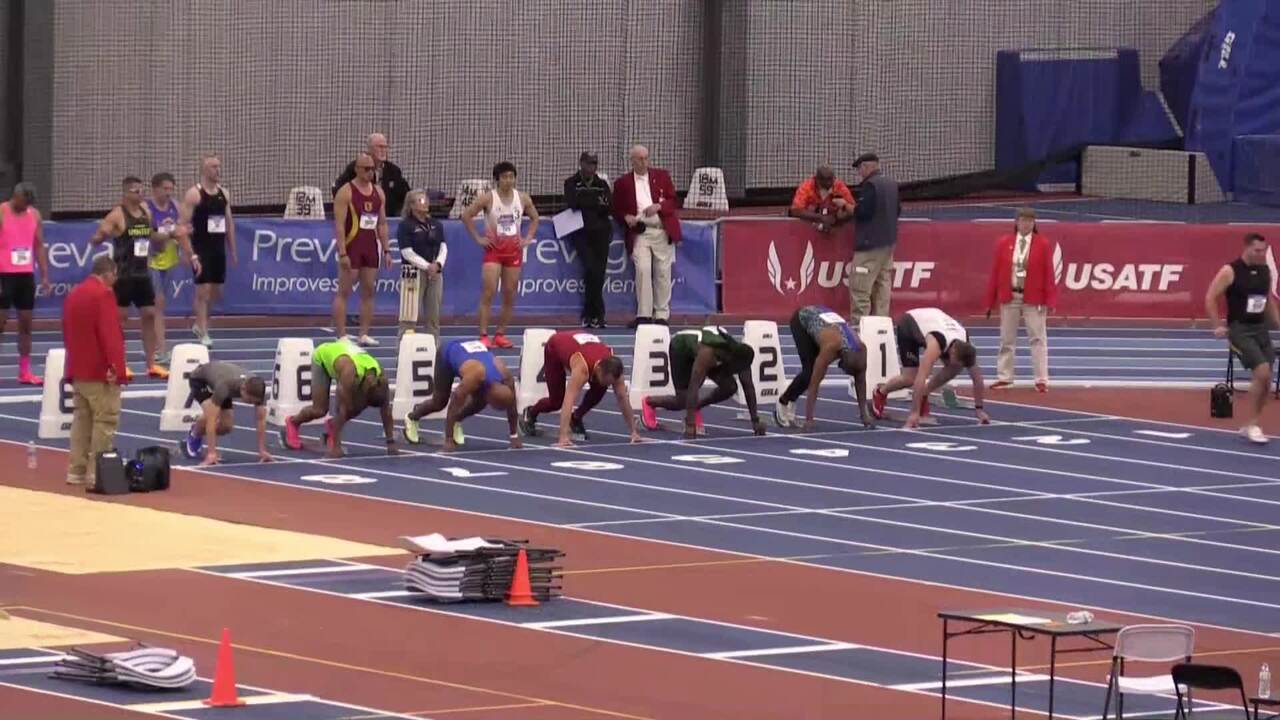 USATF.TV - Videos - Men's 45 60m Prelim Heat 1 - USATF Masters Indoor ...