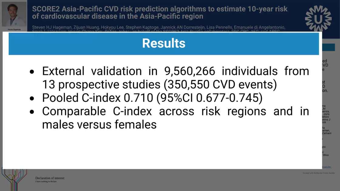 ESC 365 - SCORE2-ASIA risk prediction algorithms: revised models to ...