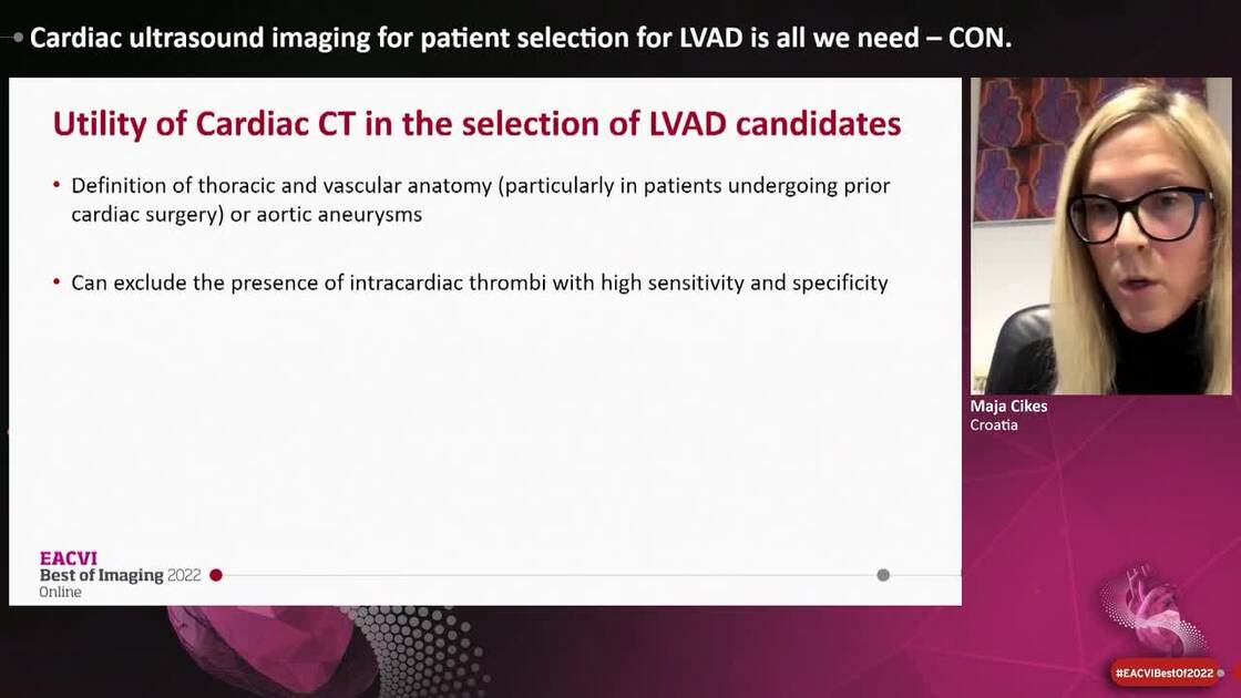 ESC 365 - Cardiac ultrasound imaging for patient selection for LVAD is ...