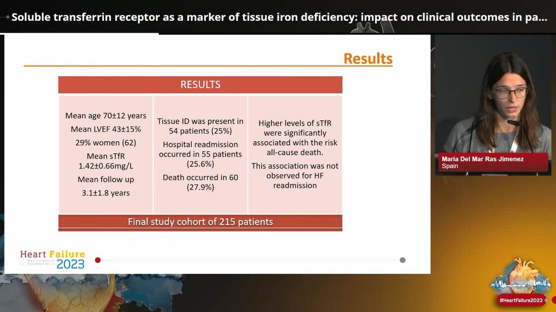 ESC 365 - Soluble transferrin receptor as a marker of tissue iron ...