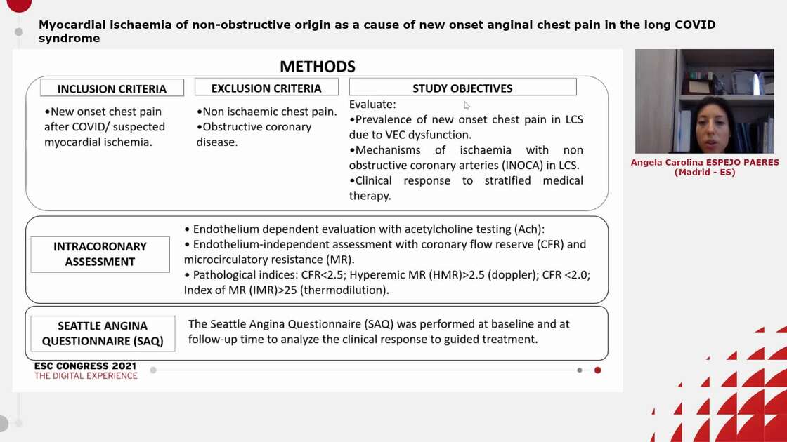 ESC 365 - Myocardial ischaemia of non-obstructive origin as a cause of ...