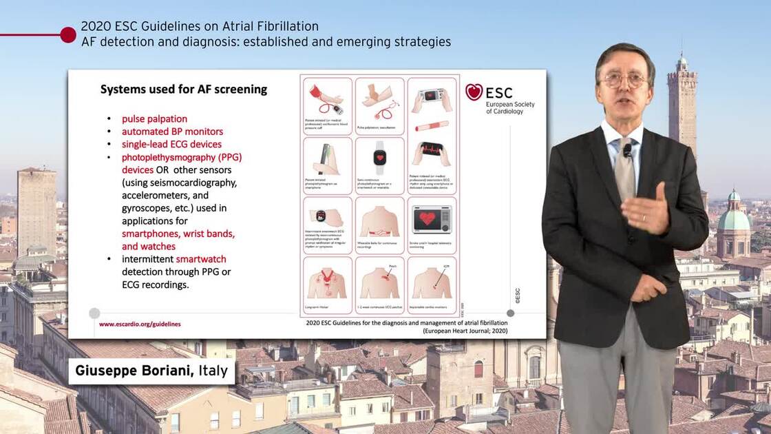 ESC 365 - AF detection and diagnosis: established and emerging strategies.