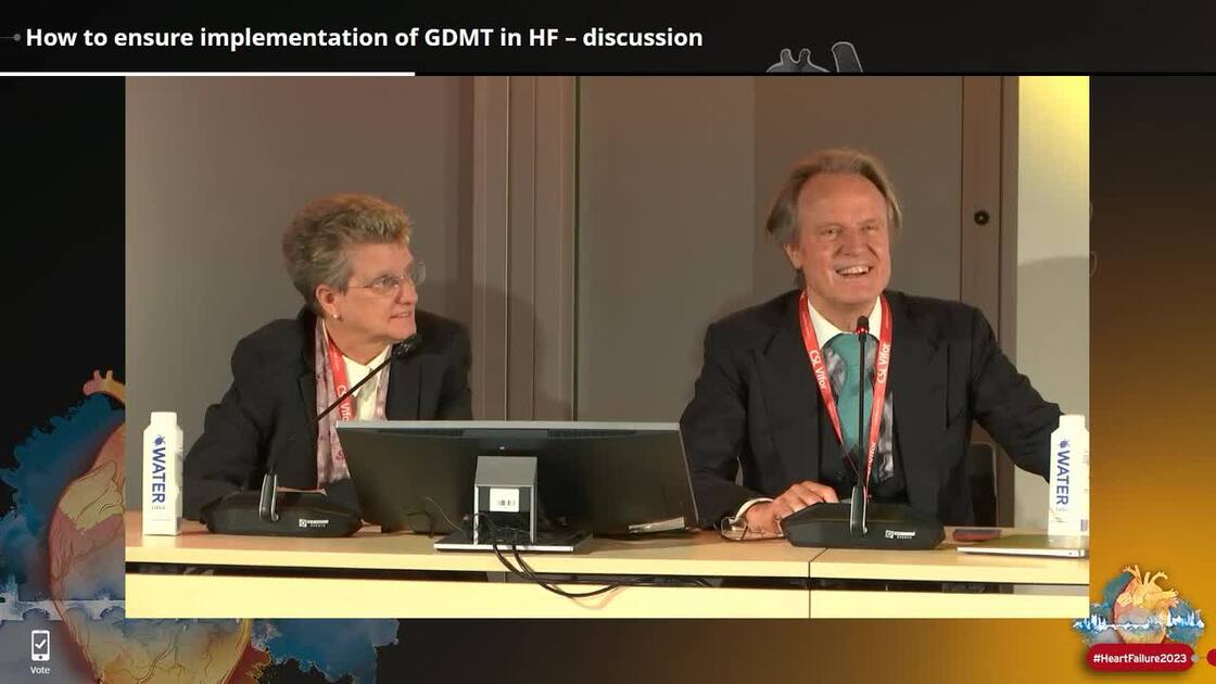 ESC 365 - How to ensure implementation of GDMT in HF – discussion