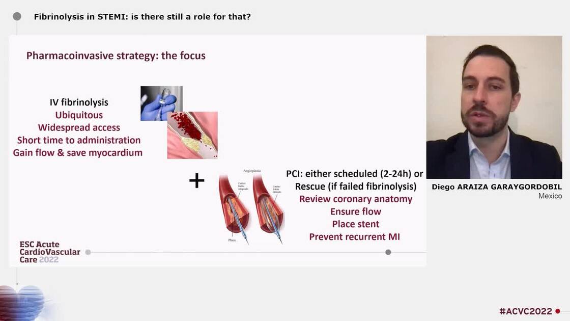 ESC 365 - Fibrinolysis in STEMI: is there still a role for that?