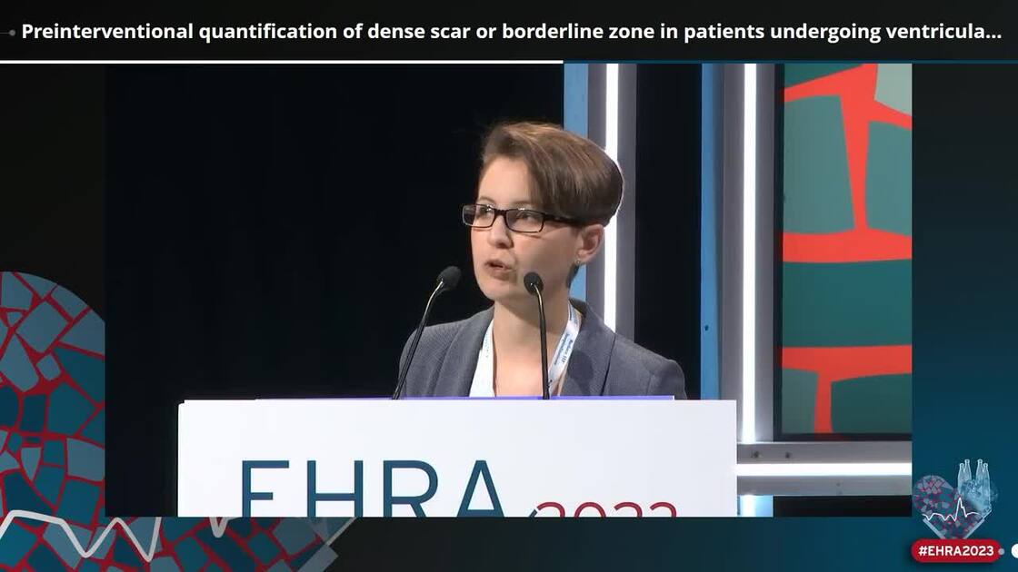 ESC 365 - Preinterventional quantification of dense scar or borderline ...