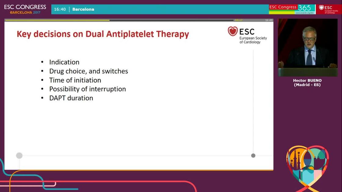 ESC 365 - The long journey of DAPT: from stents to patients.