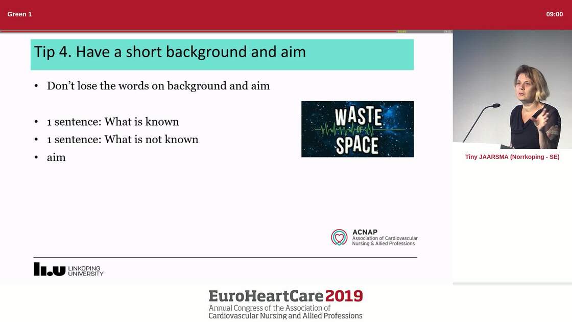 ESC 365 - How to write a successful abstract