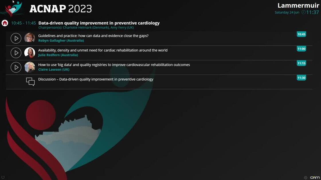 ESC 365 - Discussion – Data-driven quality improvement in preventive cardiology