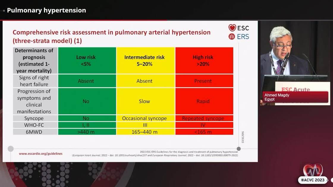 ESC 365 - Pulmonary hypertension