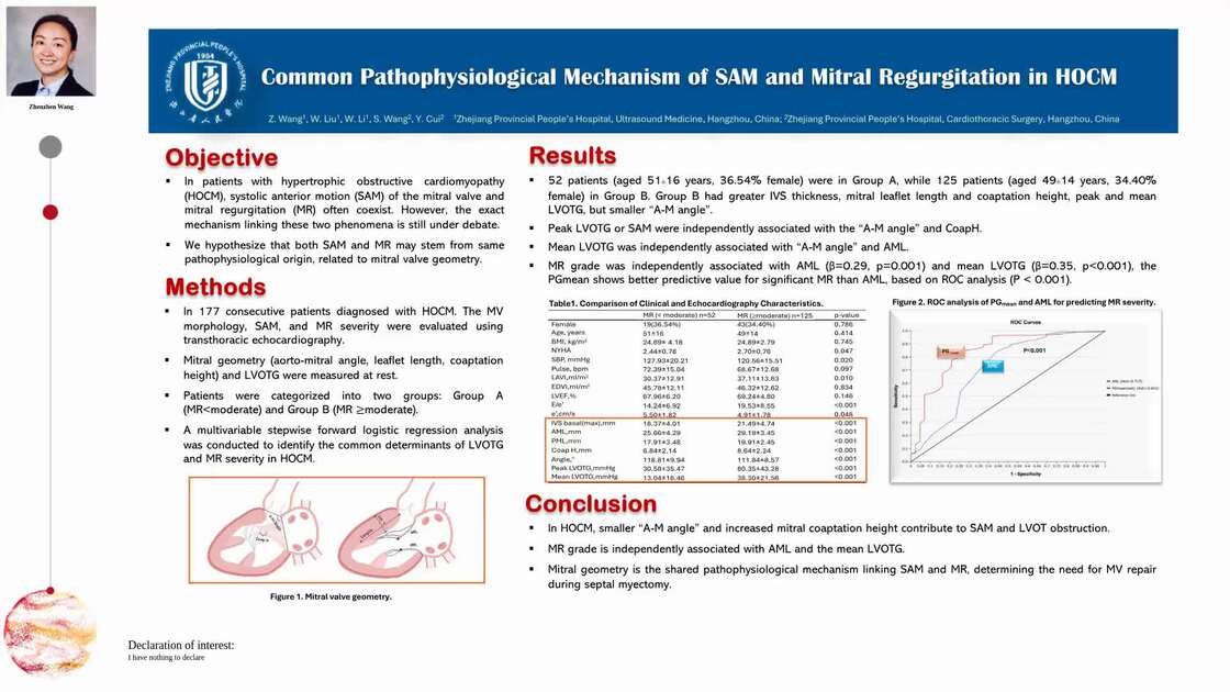 ESC 365 - Common pathophysiological mechanism of SAM and mitral ...