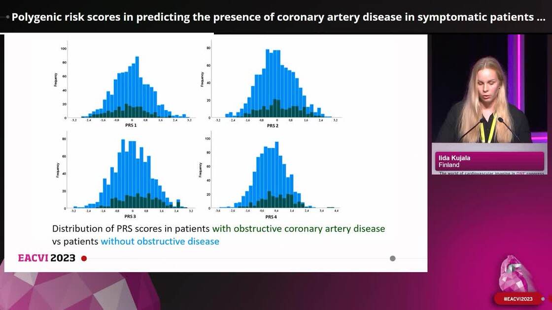 ESC 365 - Polygenic risk scores in predicting the presence of coronary ...