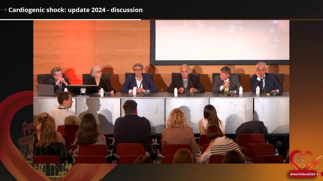 ESC 365 - Cardiogenic shock: update 2024 - discussion
