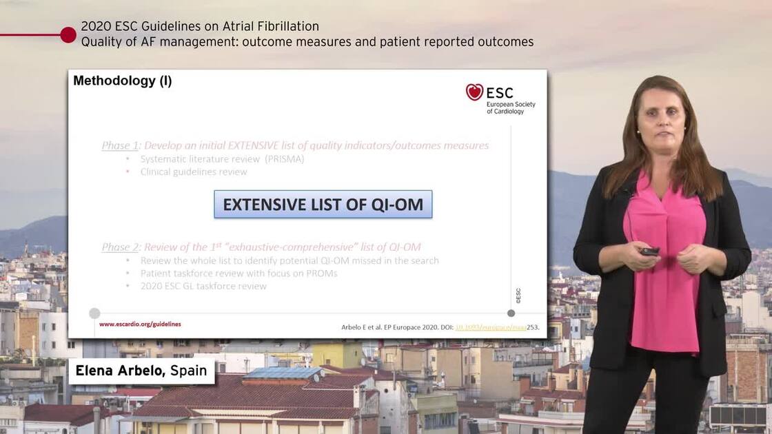 ESC 365 - Quality of AF management: outcome measures and patient ...