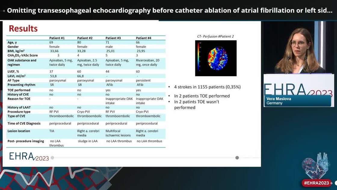 ESC 365 - Omitting transesophageal echocardiography before catheter ...