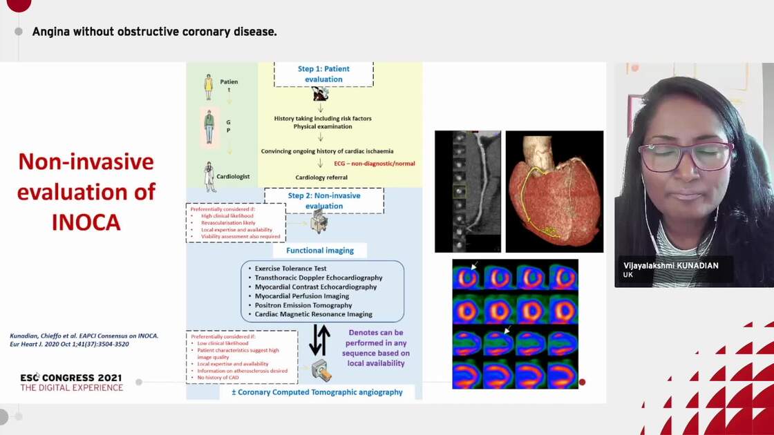 ESC 365 - Angina without obstructive coronary disease.