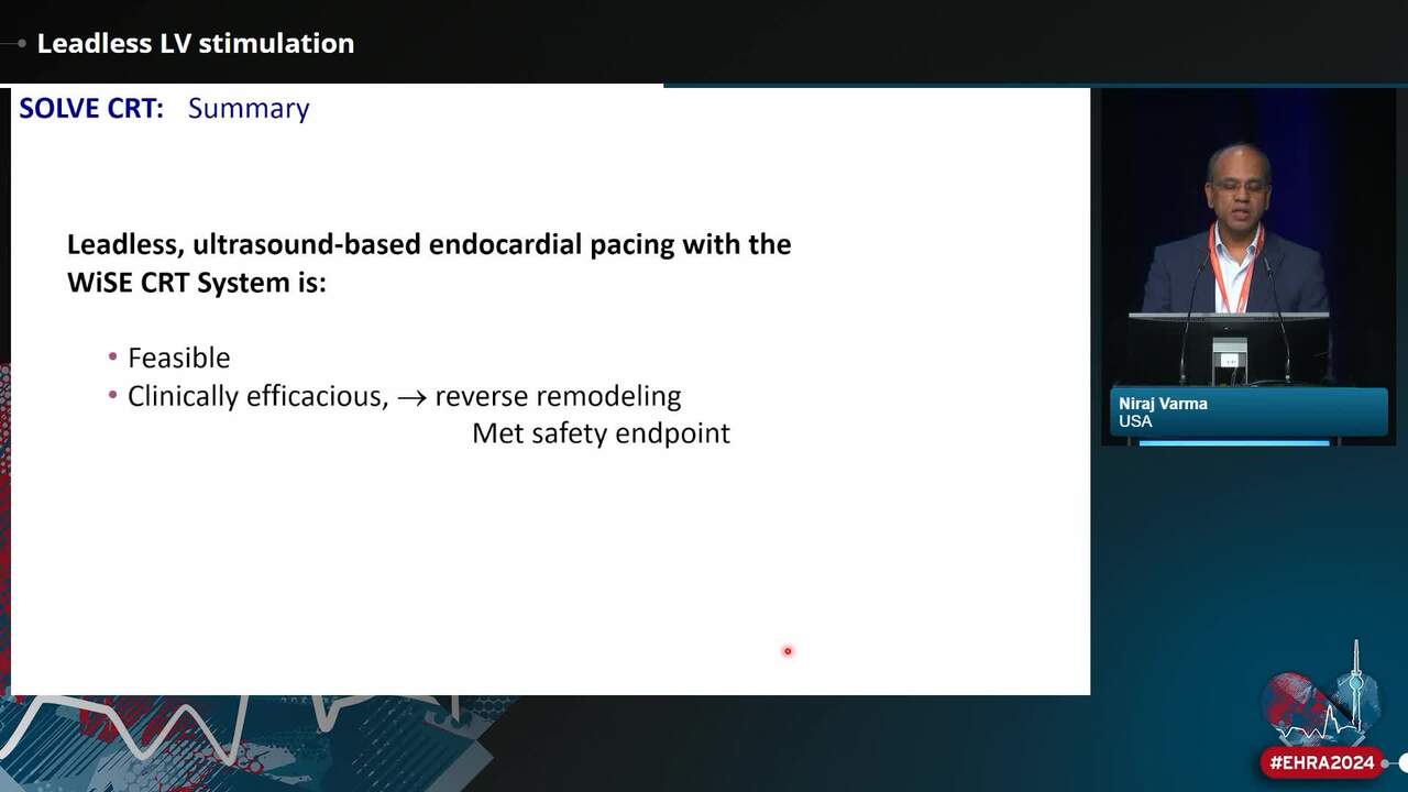 ESC 365 - Leadless LV stimulation