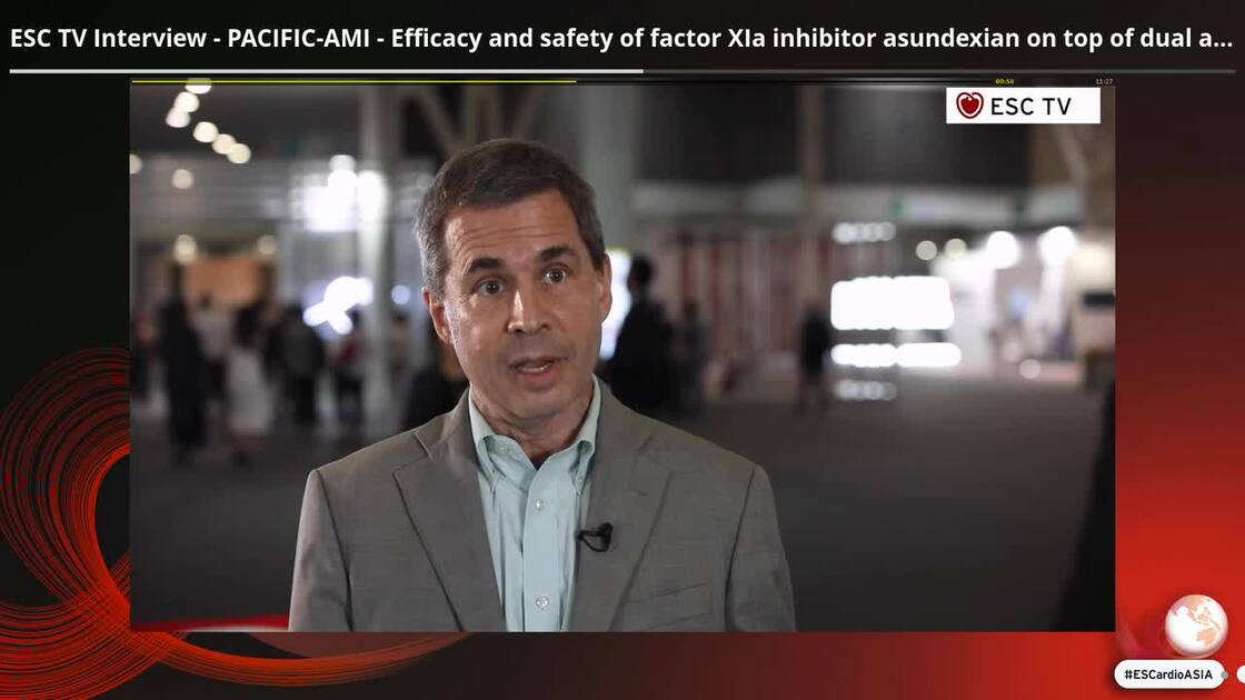 ESC 365 - ESC TV Interview - PACIFIC-AMI - Efficacy and safety of ...