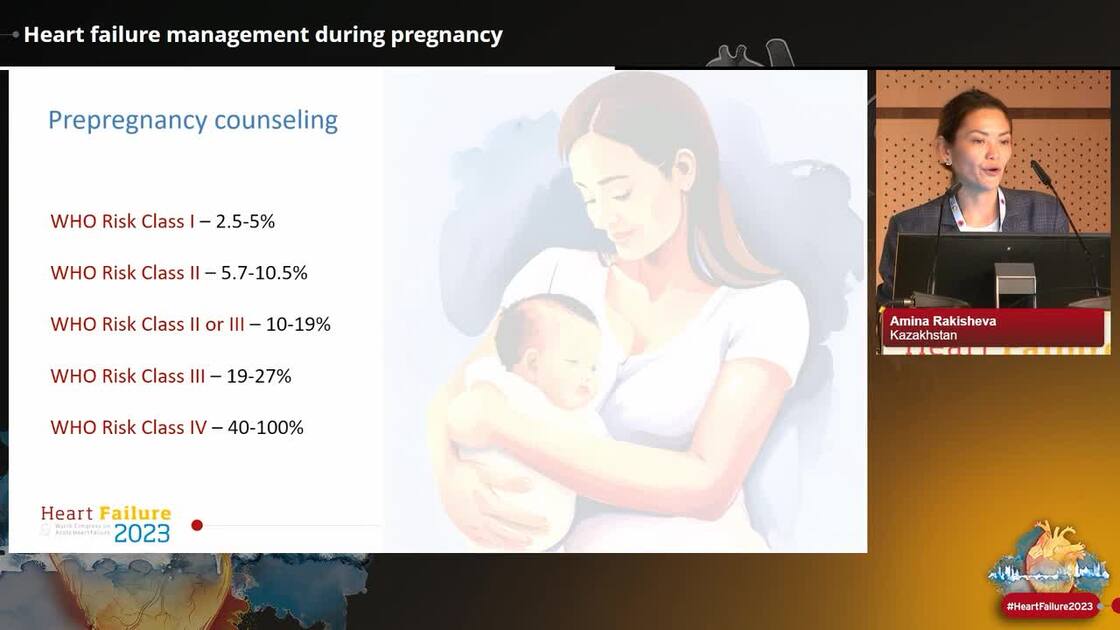 ESC 365 - Heart failure management during pregnancy