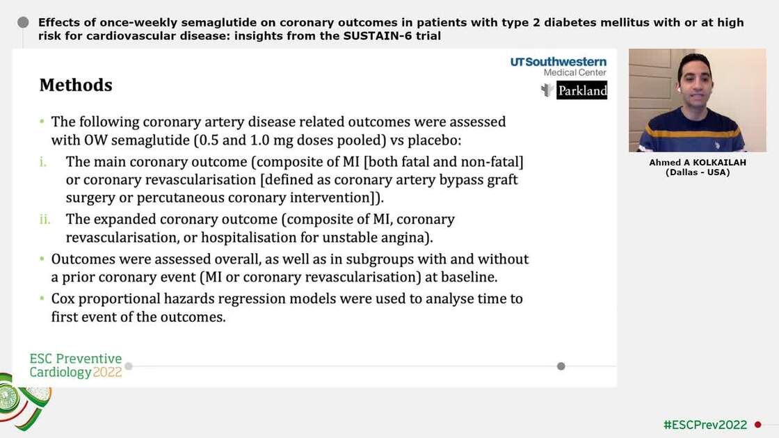 ESC 365 - Effects of once-weekly semaglutide on coronary outcomes in ...