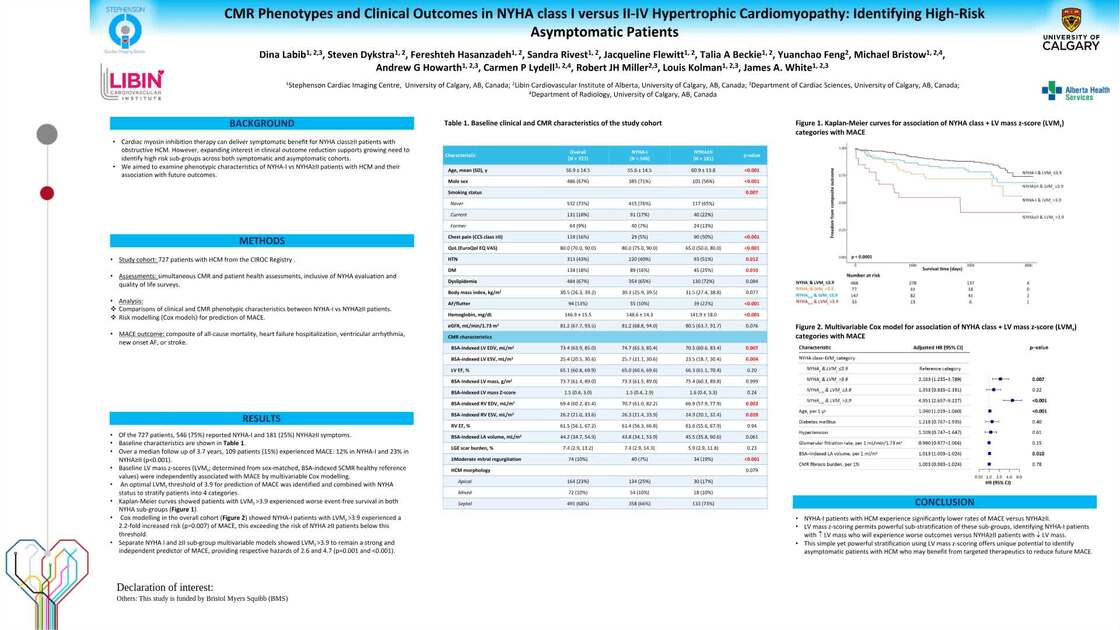 ESC 365 - CMR phenotypes and clinical outcomes in NYHA class I versus ...