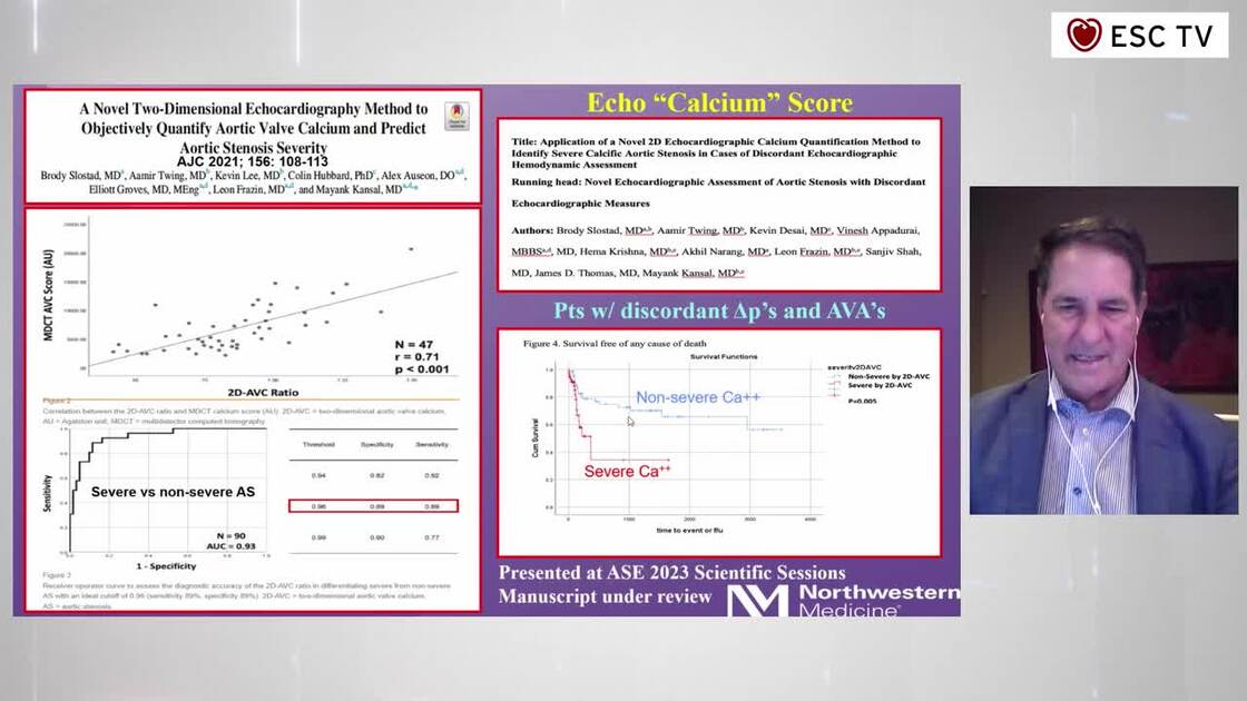 ESC 365 - Echocardiography of aortic valve stenosis: the good, the bad ...