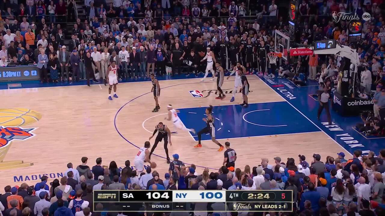 San Antonio Spurs 106 - New York Knicks 107: Final score, results ...