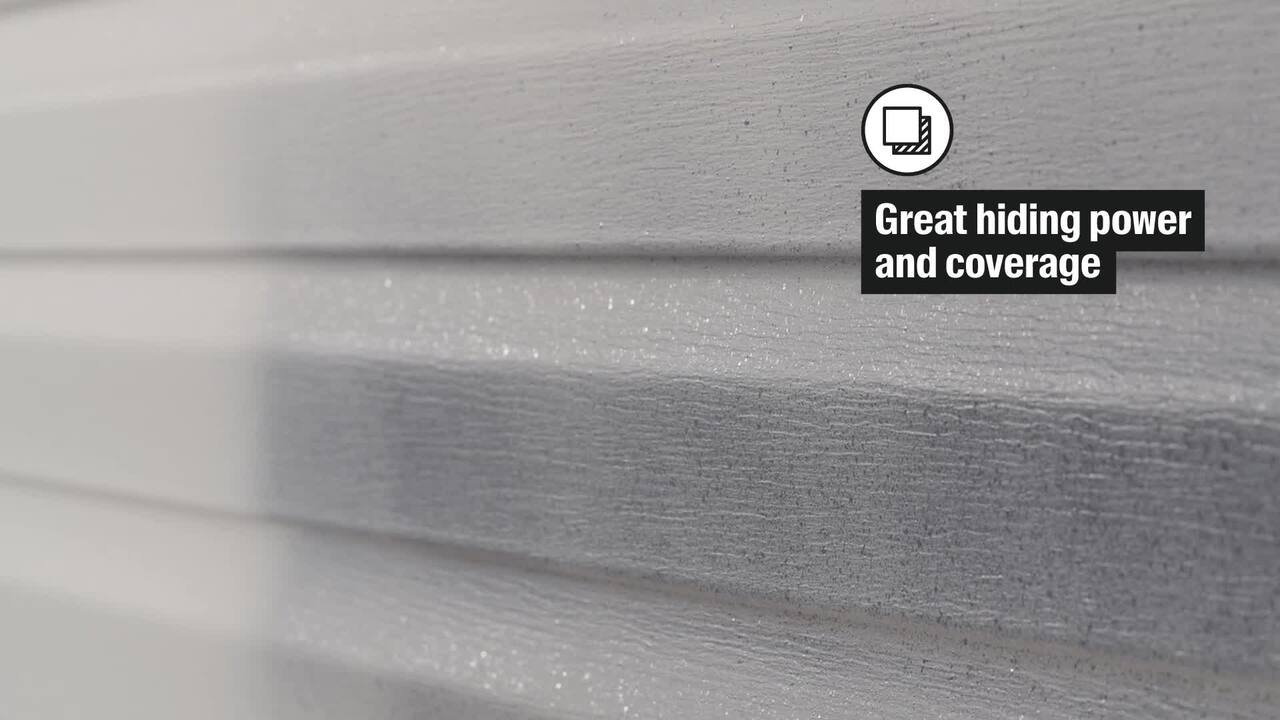 SPEEDHIDE 1 gal. PPG1002-3 Cool Slate Satin Exterior Paint PPG1002-3SX ...