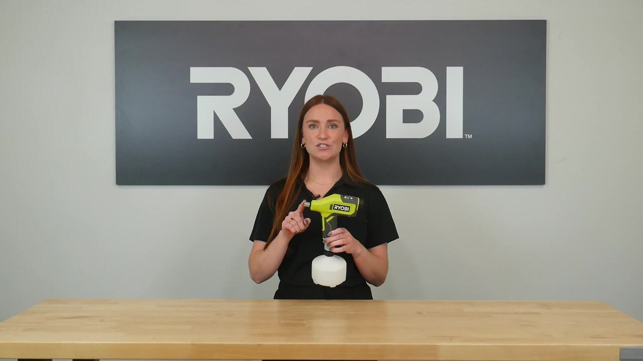 RYOBI USB Lithium Cordless Compact Sprayer with 2.0 Ah Battery and ...