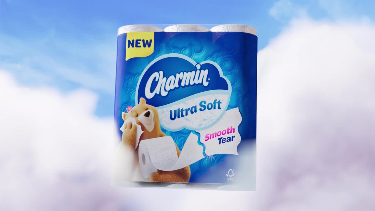 Charmin Logo Charmin Ultra Soft Mega Roll Toilet Paper, 6 Rolls, Plush