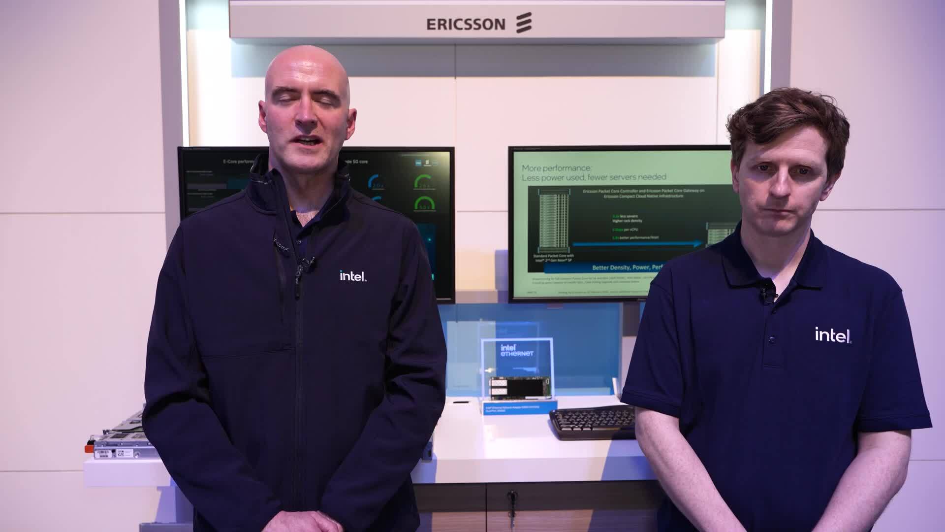 Ericsson compact core on Dell PowerEdge R670 with Intel Xeon 6 | Mobile World Congress Demos ...