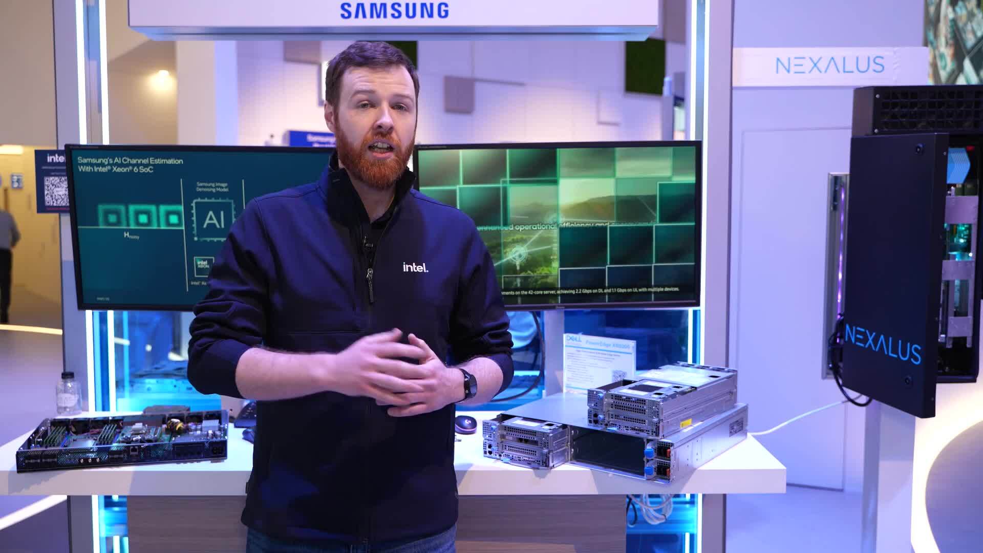 Samsung vRAN on Dell PowerEdge XR8000 with Intel Xeon 6 | Mobile World Congress Demos | Dell ...