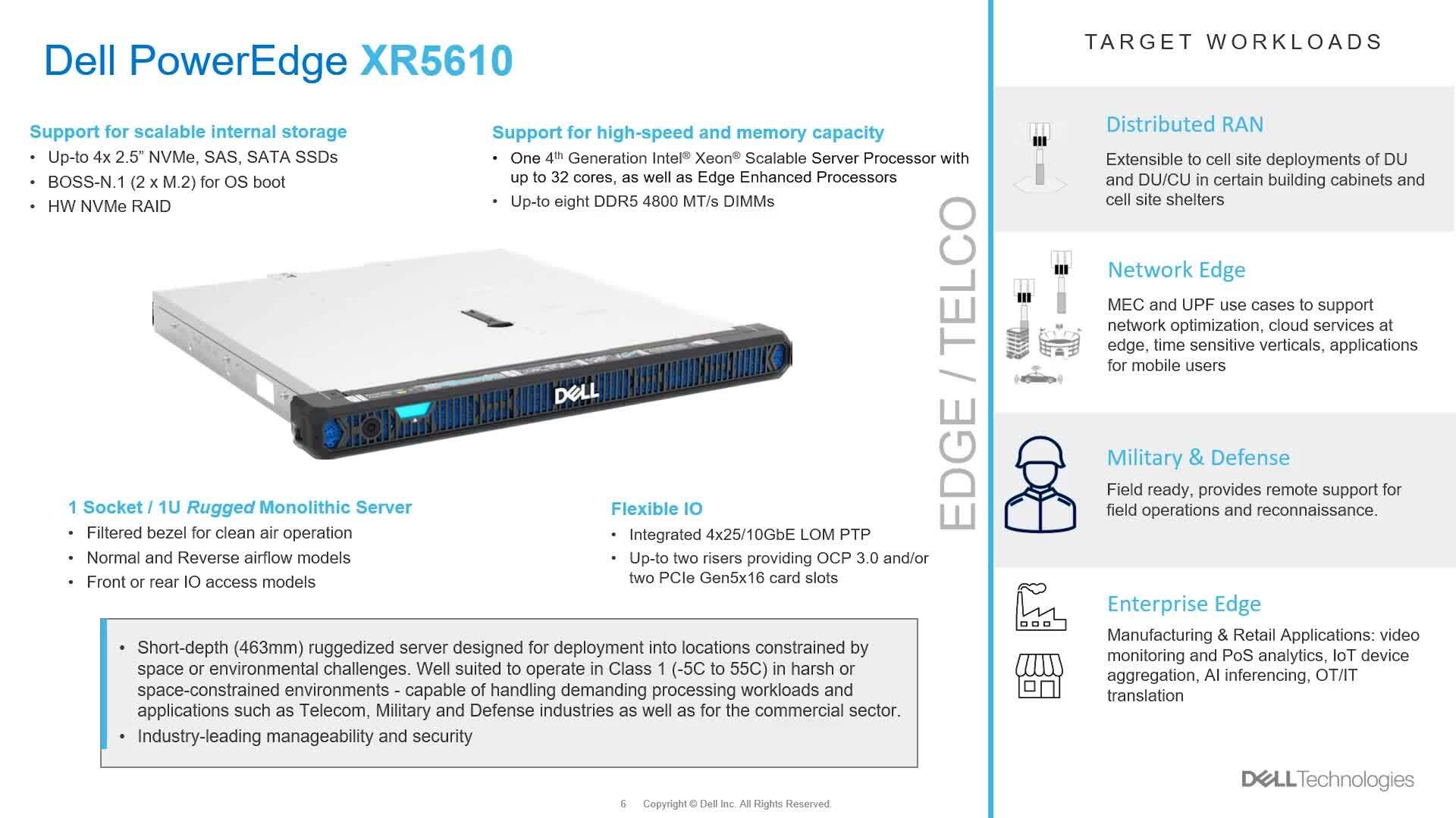 Dell Telecom Hardware Infrastructure Portfolio Overview | Mobile World ...