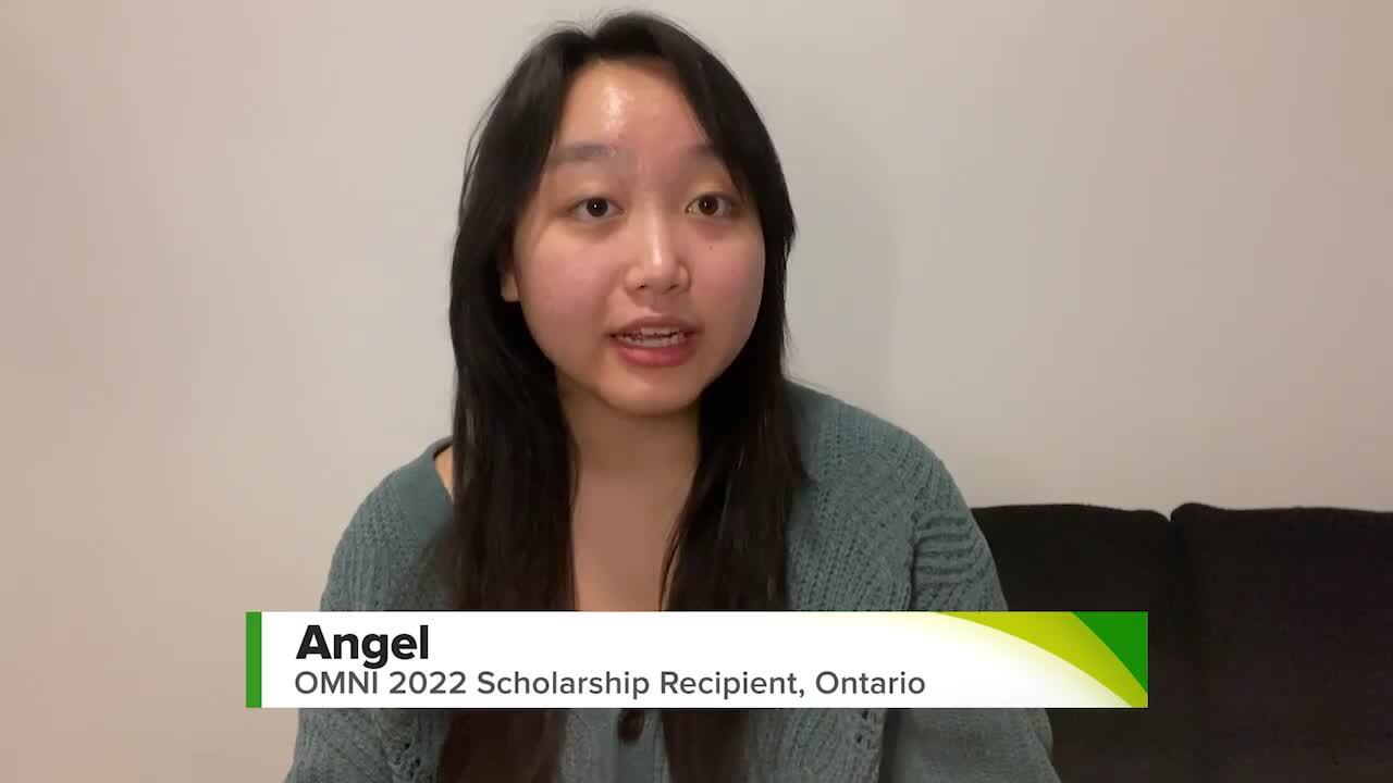 2023 OMNI Scholarships - Angel Xing in ON - OMNI