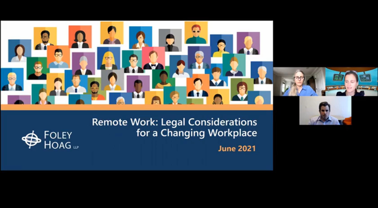 Remote Work: Legal Considerations for a Changing Workplace