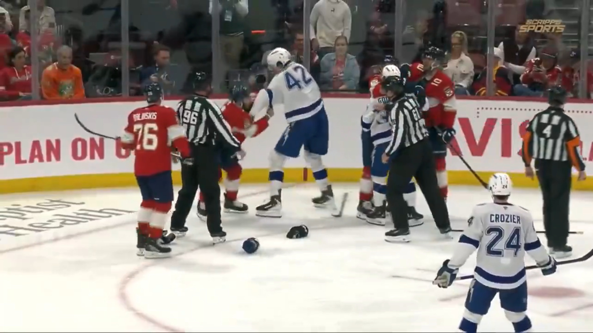 Luke Kunin n'a pas froid aux yeux!