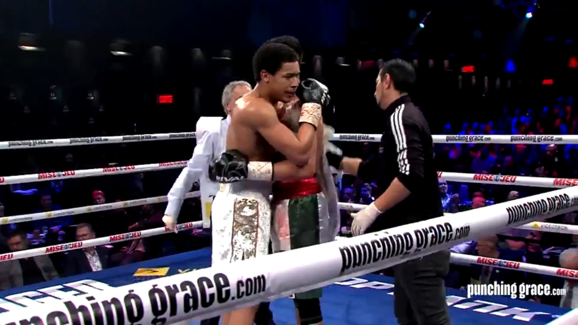 Wilkens Mathieu domine complètement son adversaire