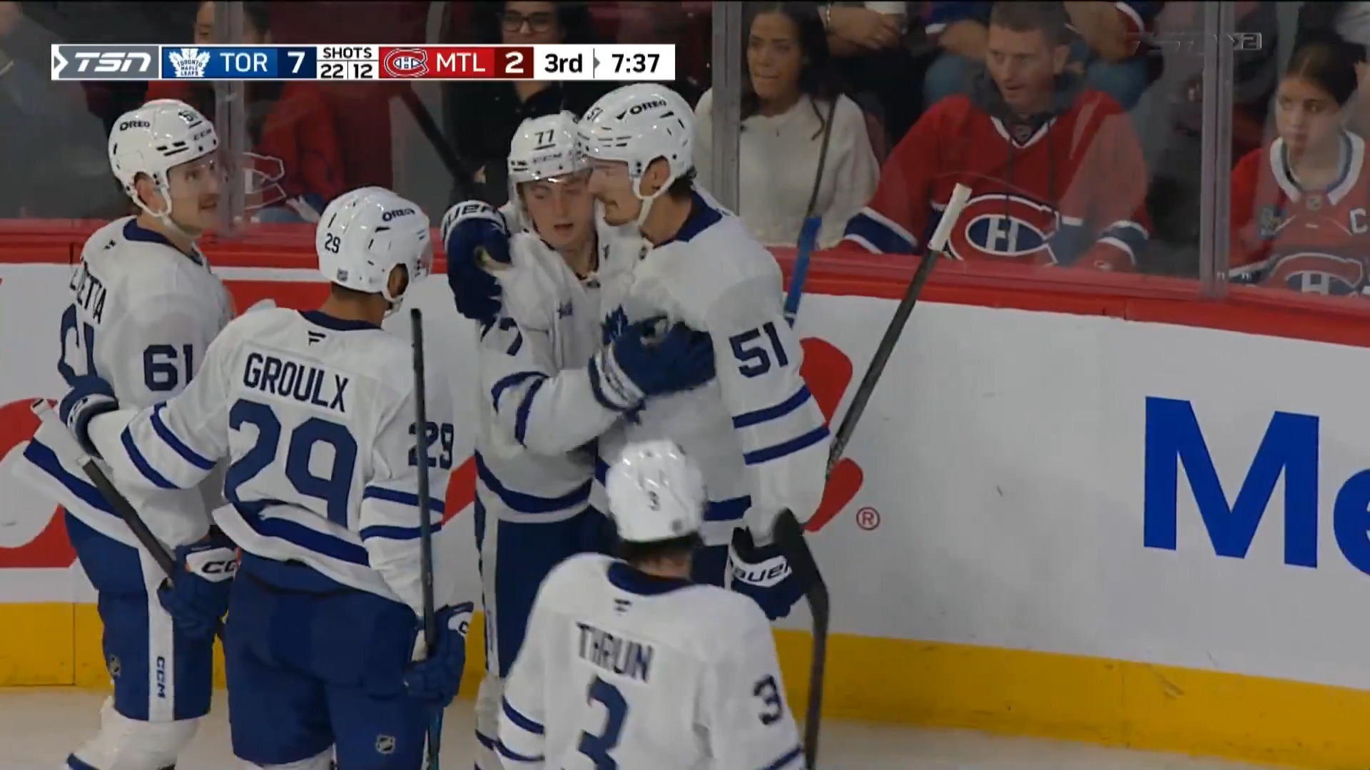 Tverberg marque un septième but pour Toronto