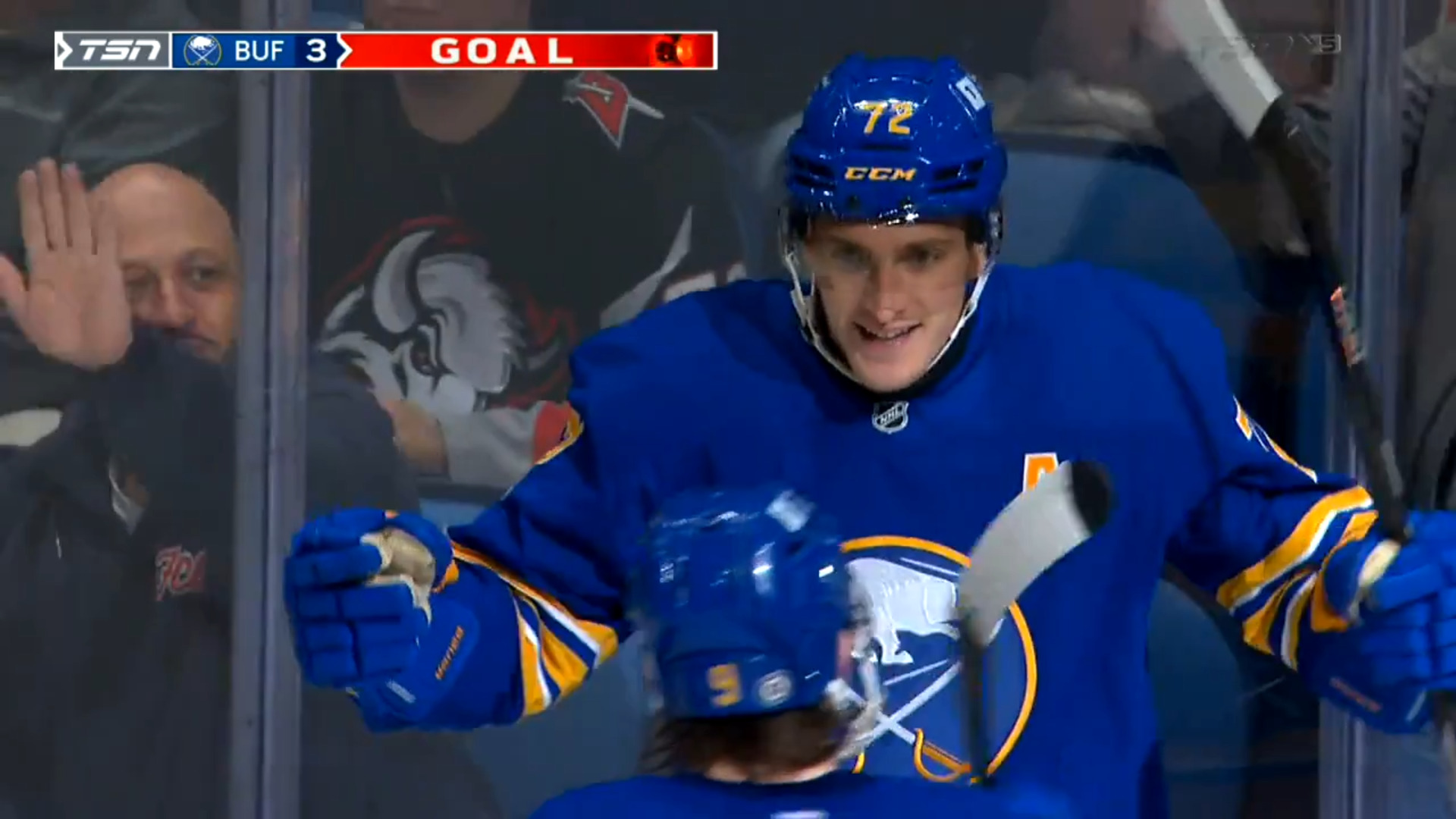 Tage Thompson marque le but de la victoire face aux Sénateurs