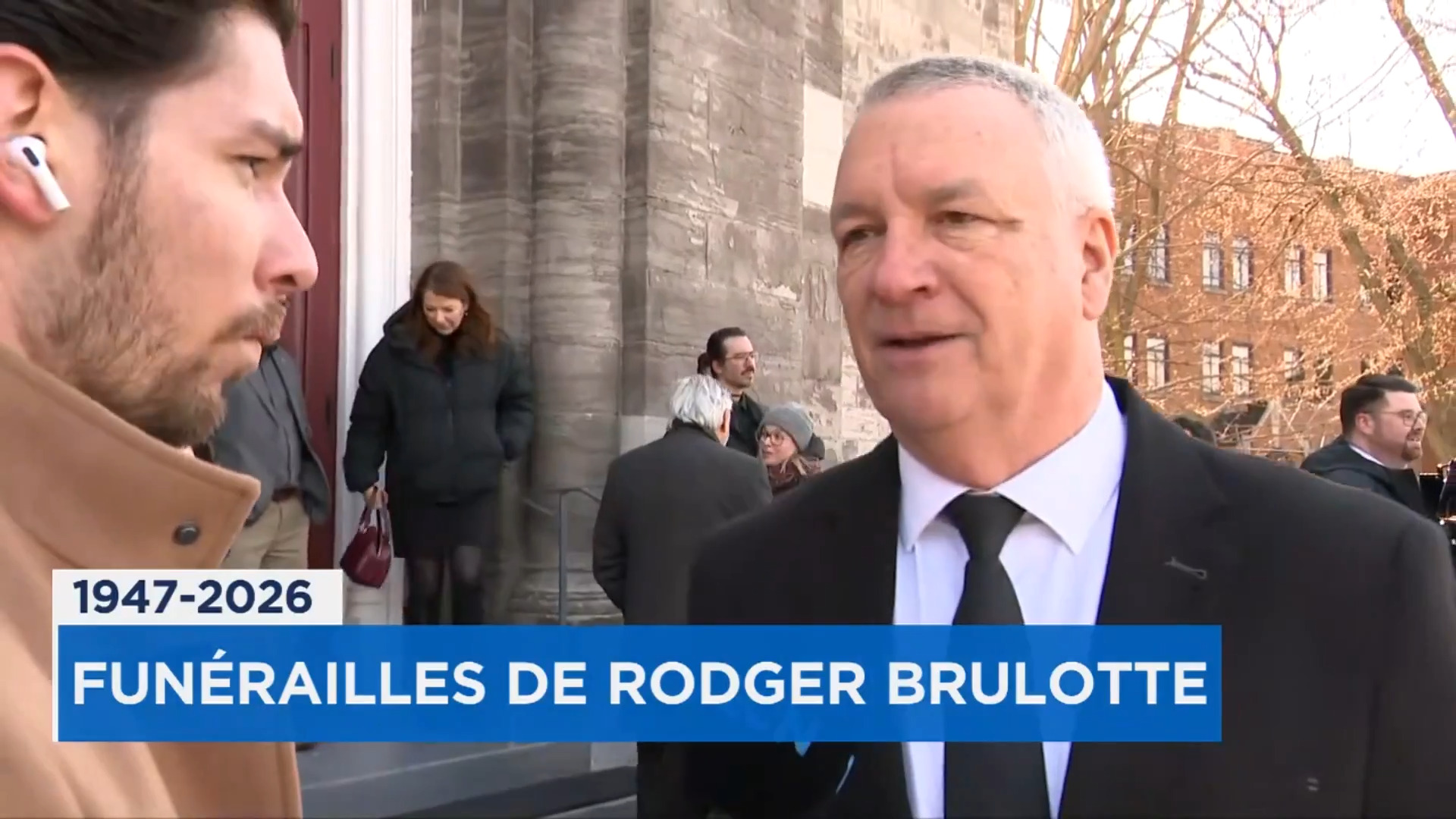 Funérailles de Rodger Brulotte: témoignage de Denis Casavant