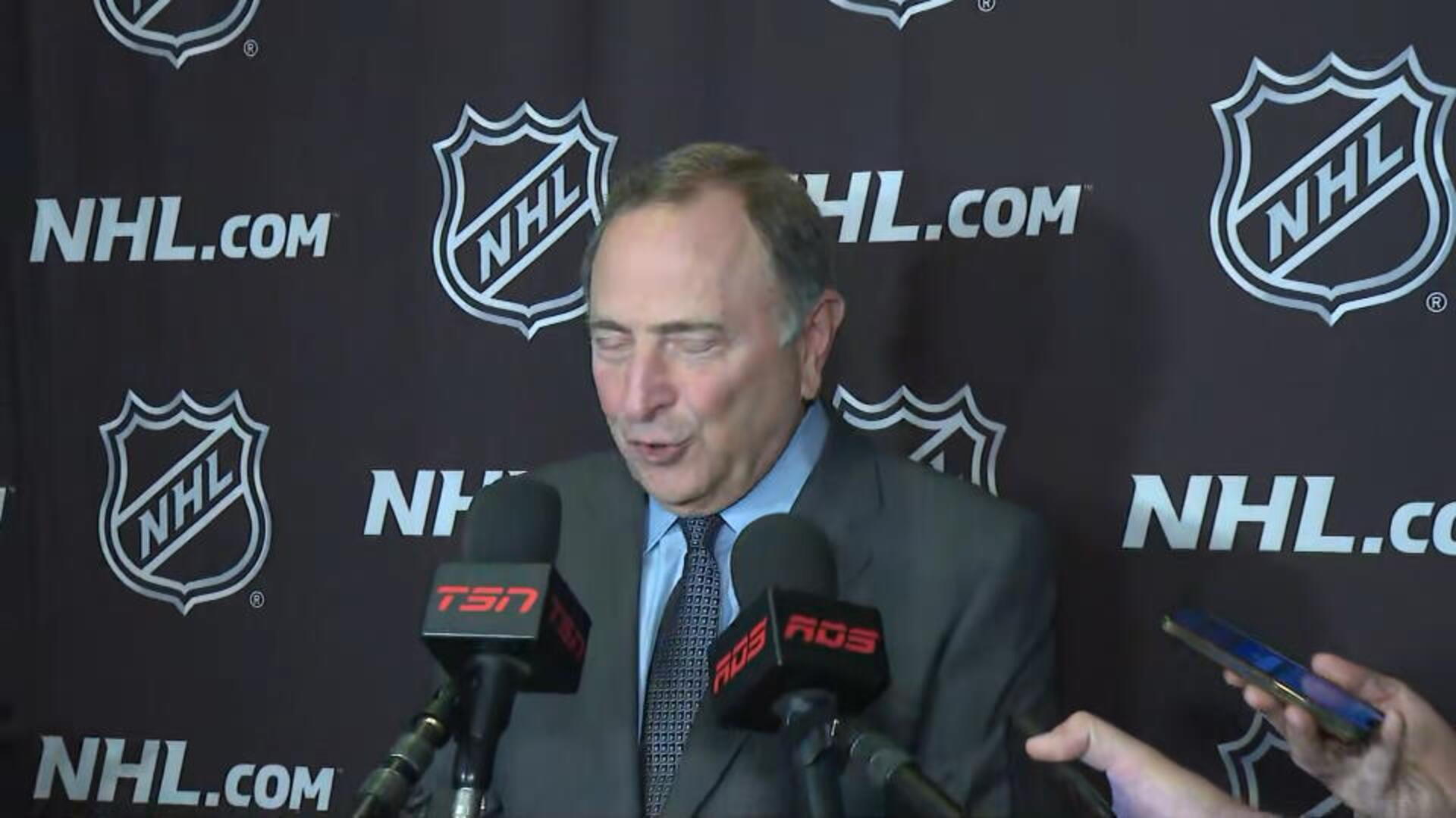 Point de presse de Gary Bettman