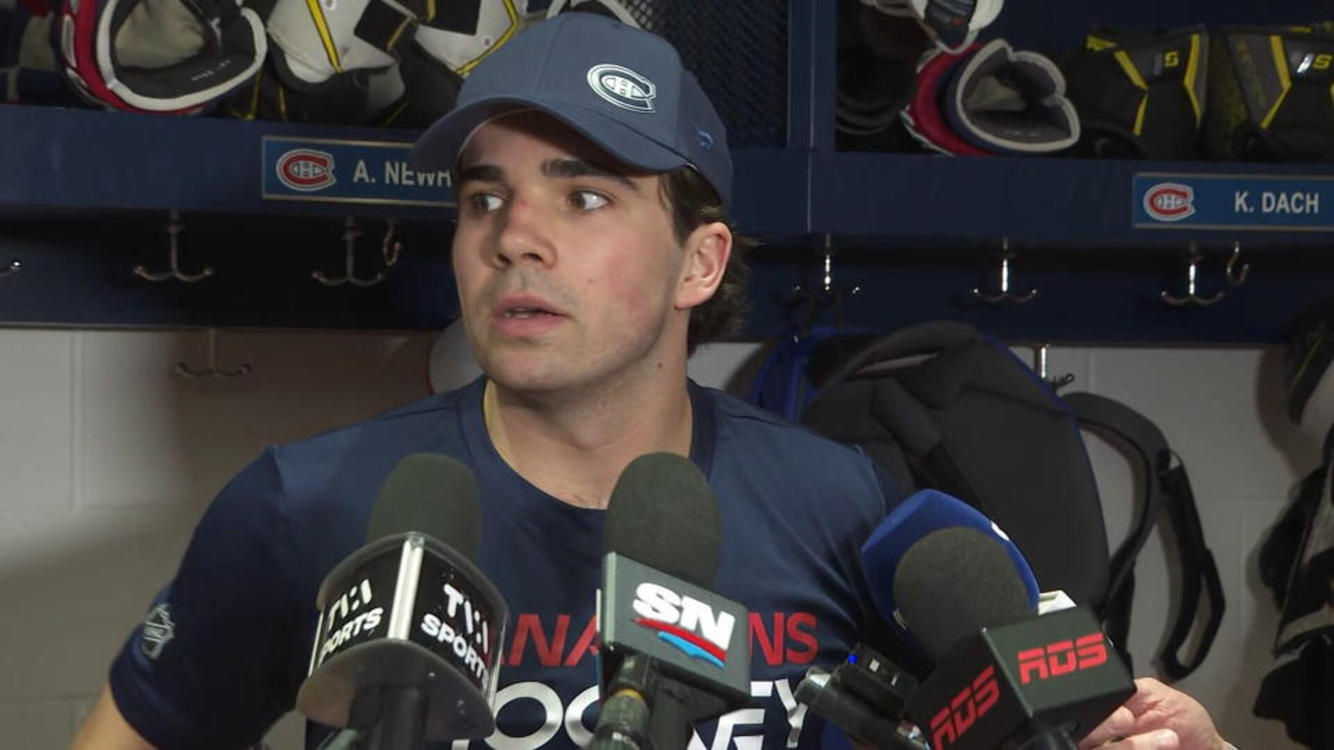 Point de presse Alex Newhook - 09/04/2024