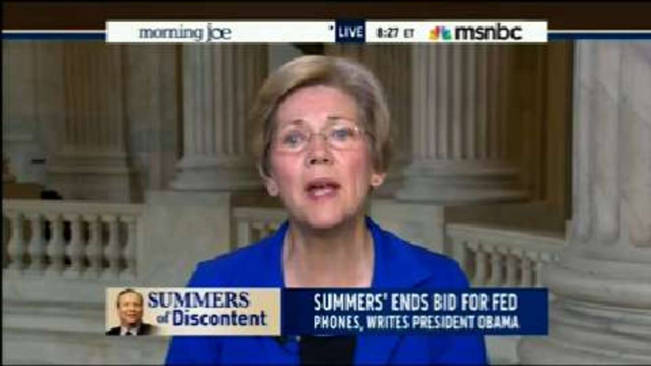 Elizabeth Warren: Janet Yellen would be 'terrific' - POLITICO