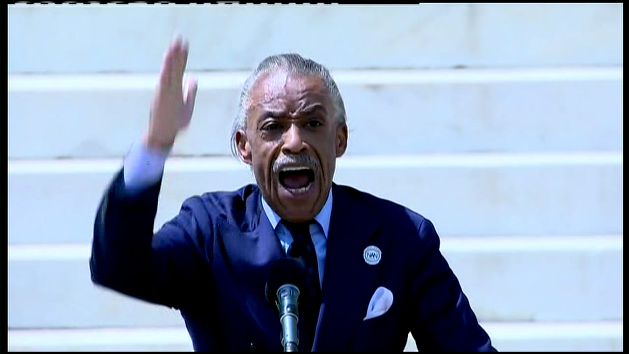 Rev. Al Sharpton at the Realize the Dream March and Rally - POLITICO