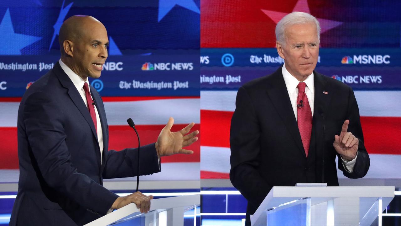 Booker to Biden on not legalizing marijuana: 'I thought you might have ...