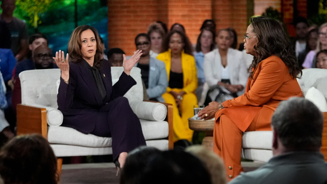 Harris tells Oprah accepting nomination was her 'time to step up ...