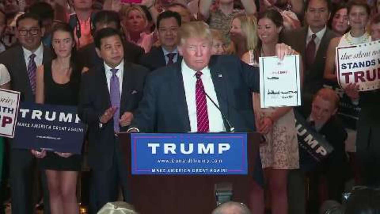 Donald Trump Will Signs Gop Loyalty Pledge Politico