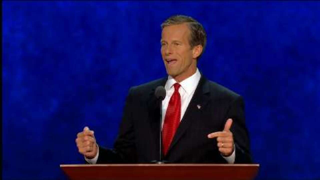 John Thune speaks at Republican National Convention - POLITICO