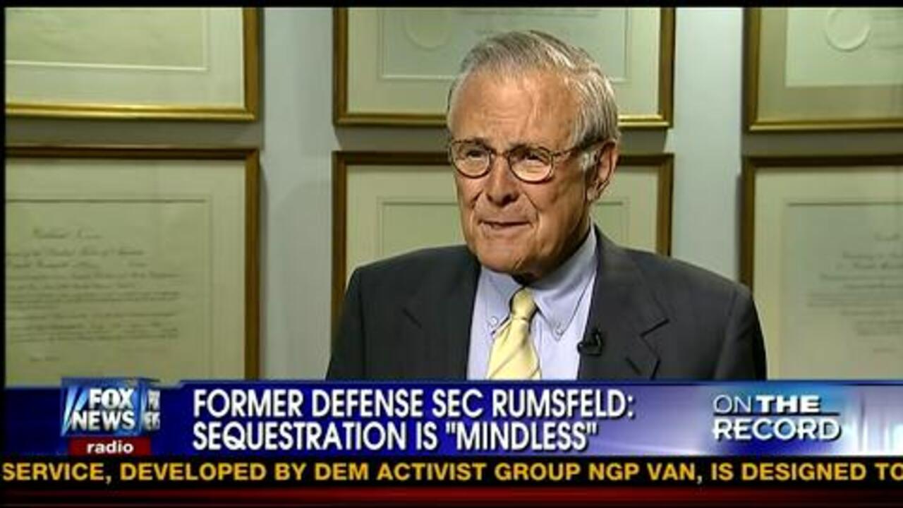 Rumsfeld: Congress is failing to do job - POLITICO