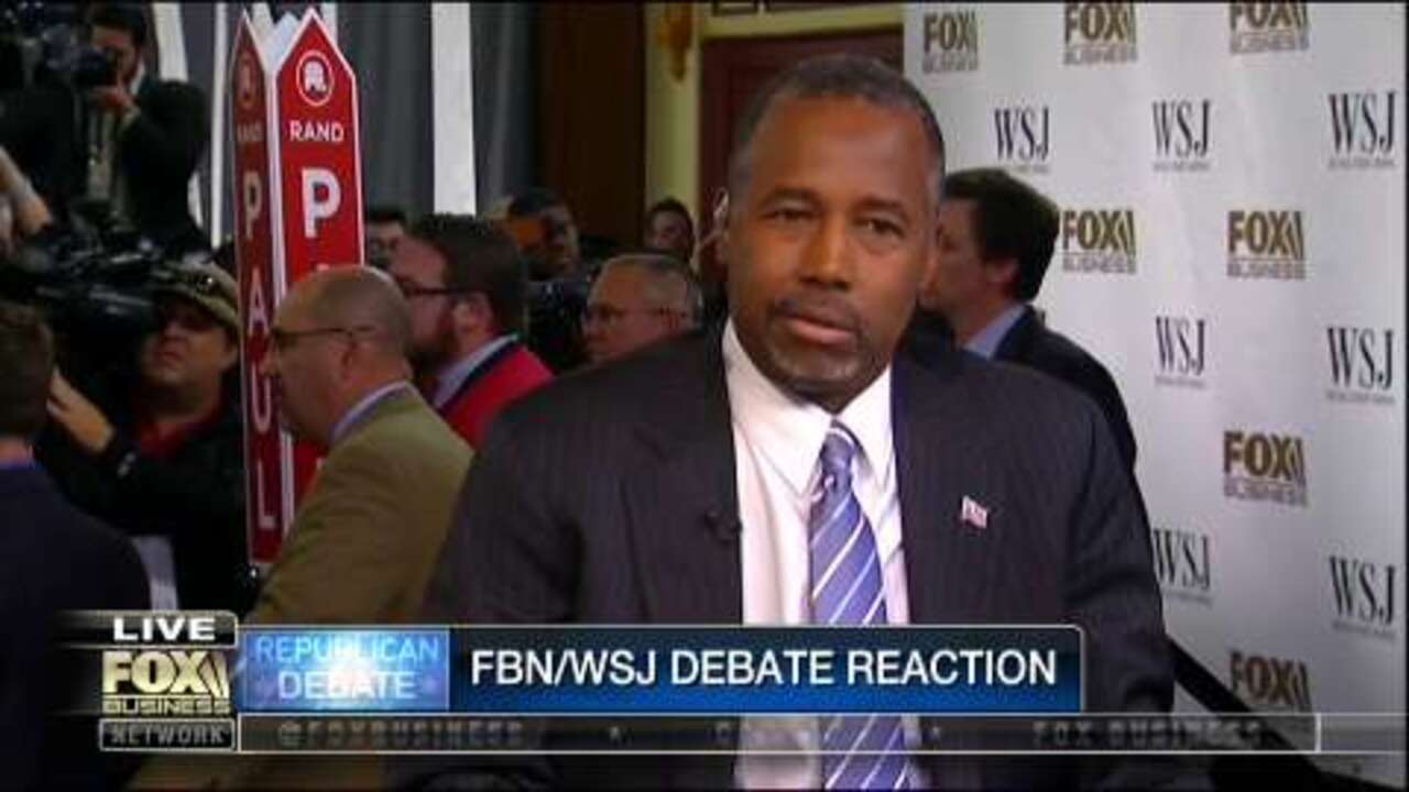 2016 Fox Business debate: Ben Carson: I'd consider keeping Janet Yellen ...